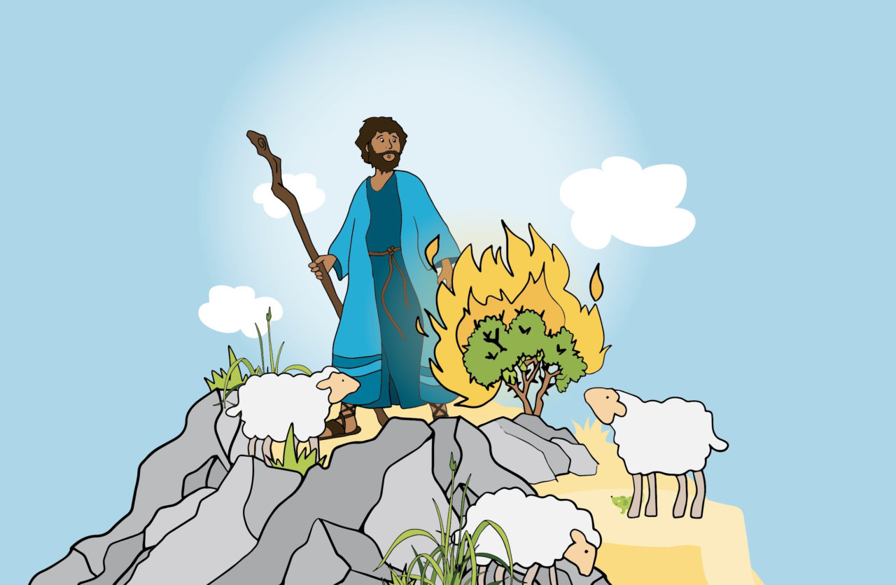 Moïse et le buisson ardent - Family-FIPS